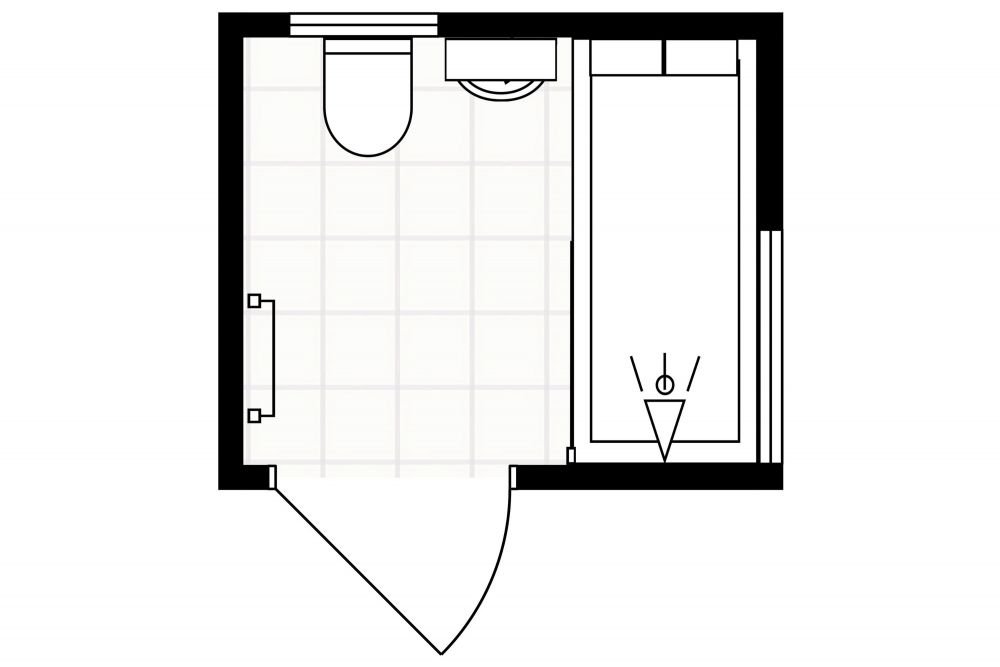 Small Bathroom Floor Plans With Shower - ArchitectureADRENALINE